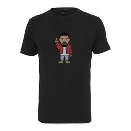 MisterTee Herren T-Shirt "MisterTee Herren Kanada Sketch Tee", schwarz, Gr. L, unifarben, 100% Baumwolle, Shirts