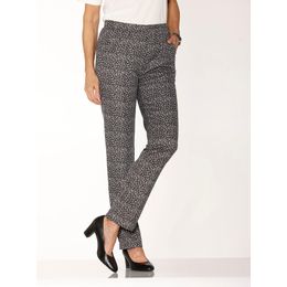 Classic Basics Damen Jerseyhose, grau, Gr. 27, unifarben, 100% Polyester, Hosen