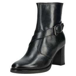 Nero Giardini Damen High-Heel-Stiefelette "Nero Giardini Stiefelette Leder", Gr. 40, schwarz, Leder, Schuhe