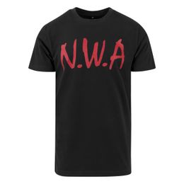 Merchcode Herren Kurzarmshirt "Merchcode Herren N.W.A Tee", schwarz, Gr. XXL, bedruckt, 100% Baumwolle, Shirts