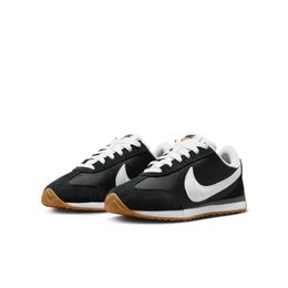 Nike Sportswear Jungen Sneaker "Pacific (GS)", Gr. 37,5, schwarz-wei&szlig;, Leder, Textil, Schuhe, inspiriert vom Design des Nike Cortez, f&uuml;r Jugendliche