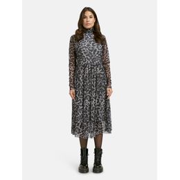 Smith & Soul SMITH & SOUL Damen Maxikleid, grau, Gr. XXL, Web, Material: 100% Polyester, Kleider, mit Unterkleid