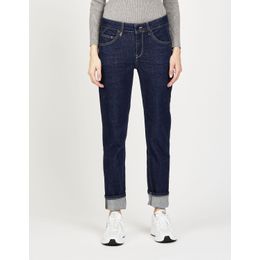Gang Damen Boyfriend-Jeans "94JOLINE BOYFRIEND", blau, Gr. 28, unifarben, 98% Baumwolle, 2% Elasthan, Jeans, im 5-Pocket-Style