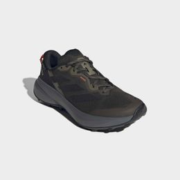 adidas terrex Herren Trailrunningschuh "TRACEFINDER PLUS GORE-TEX", Gr. 47, gr&uuml;n, Synthetik, Textil, Schuhe, wasserdicht
