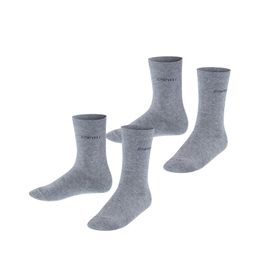 Esprit Herren Socken &raquo;Foot Logo&laquo; 2 Paar, kurz, verst&auml;rkt, hochwertig, uni 23-26