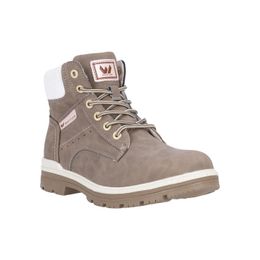 WHISTLER Damen Stiefel "Enyea", Gr. 39, beige, Synthetik, Schuhe, in tollem Design