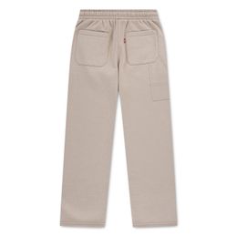 LEVI'S KIDS Jungen Sweathose "LVB BAGGY CARPENTER SWEATPANT", beige, Gr. 12, unifarben, Sweatware, Obermaterial: 60% Baumwolle, 40% Polyester, Hosen,
