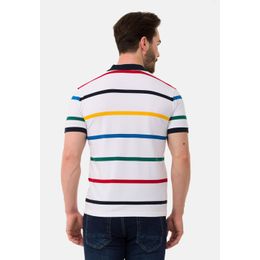 Cipo & Baxx CIPO & BAXX Herren T-Shirt "CT749"wei&szlig;, Gr. M, gestreift, 100% Baumwolle, Shirts, gerade geschnitten