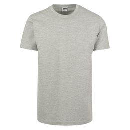 Urban Classics Herren T-Shirt "Urban Classics Herren Basic Tee", grau, Gr. L, unifarben, 100% Baumwolle, Shirts