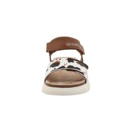 Tom Tailor Kinder Mules "Tom Tailor Flat Sandals - Mules", Gr. 37, braun, Textil, unifarben, Schuhe