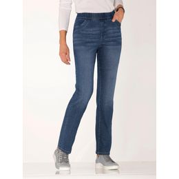 Casual Looks Damen Schlupfjeans, blau, Gr. 38, unifarben, 81% Baumwolle, 17% Polyester, 2% Elasthan, Jeans