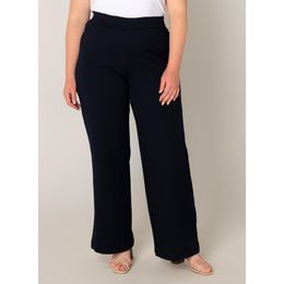 Damen Treggings "Arah", blau, Gr. 48, Base Level Curvy, unifarben, Web, Obermaterial: 97% Polyester, 3% Elasthan, Hosen, Gro&szlig;e Gr&ouml;&szlig;en