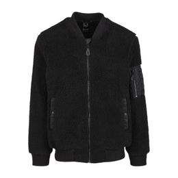 Brandit Herren Allwetterjacke "Brandit MA1 Sherpa Jacket", schwarz, Gr. XL, unifarben, 100% Polyester, Jacken