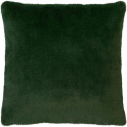 Pad Dekokissen &raquo;GAZELLE&laquo; Samtweich mit edler Schimmer-Textur gr&uuml;n Polyester B/L: 60cm x 60cm, 1 Stk.