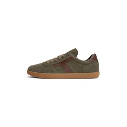 Tommy Hilfiger Sneaker 'Tribeca' Herren Gr&ouml;&szlig;e 41 beige / braun / gr&uuml;n