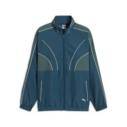 Puma Herren Trainingsjacke "T7 Relaxed Gewebte Trainingsjacke Herren", blau, Gr. S, Obermaterial: 100% Polyester. Seitentasche &ndash; Oben: 80% Polyester,