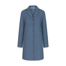 Triumph Damen Nachthemd "Boyfriend Fit NDW 03", Gr. 38, blau, Single Jersey, Obermaterial: 100% Viskose, Kleider, bequem und stilvoll
