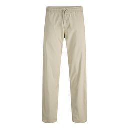 Jack & Jones JACK & JONES Herren Schlupfhose "JPSTKANE DYLAN JOGGER", beige, Gr. S, unifarben, Web, Obermaterial: 98% Baumwolle, 2% Elasthan, Hosen,