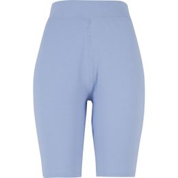 DEF Damen Shorts "DEF Damen DEF Shorts Sporty", blau, Gr. XS, unifarben, 61% Baumwolle, 33% Polyester, 6% Elasthan, Hosen