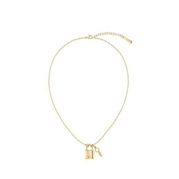Lacoste Damen Kette mit Anh&auml;nger &raquo;SYMBOL&laquo; gold Edelstahl, L: 41 B: 1mm