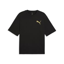 Puma Herren T-Shirt "Graphics Boxy Utility T-Shirt Herren", schwarz, Gr. L, clean, Obermaterial: 100% Baumwolle. Rippe: 80% Baumwolle, 20% Polyester,