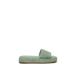 Marc O'Polo MARC O'POLO Damen Sandale "in Bastoptik", Gr. 39calm sage, Obermaterial: 50% Polyester, 50% Polypropylen, unifarben, Schuhe