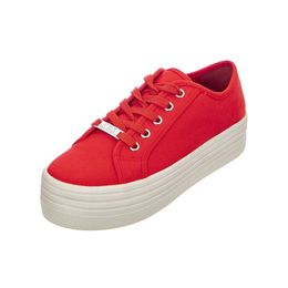 Steve Madden Sportlicher Schn&uuml;rschuh 'Bobbi' Damen Gr&ouml;&szlig;e 39 rot Sommerschuhe
