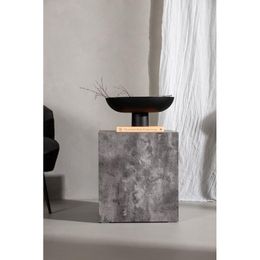 Couchtisch &raquo;York, kompakter Couchtisch, designstark & vielseitig, 40 &times; 40 cm&laquo; Sofatisch, MDF, quadratisch, kompakt, dekorativ, klar grau B/H/T: 40cm x