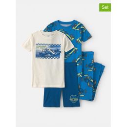 Carter's carter's 2er-Set: Pyjamas in Blau/ Creme - 57% | Gr&ouml;&szlig;e 116 | Kinder-waesche