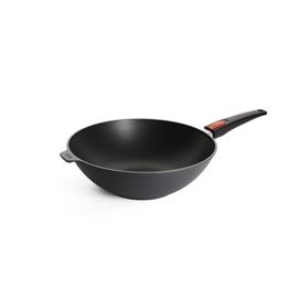 Woll Wok &raquo;MADE IN GERMANY - Diamond Lite&laquo; Aluminiumguss abnehmbarer Griff, Induktion grau &Oslash; 32cm + H&ouml;he 9cm