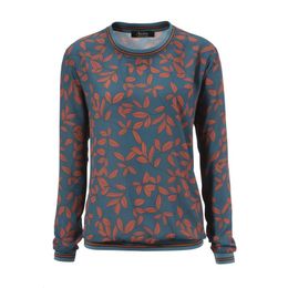 Aniston SELECTED Shirtbluse in petrol-cognac-bedruckt | Gr.: 34