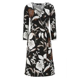 Aniston SELECTED Jerseykleid in schwarz-braun-gemustert | Gr.: 44
