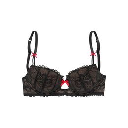 Lascana Push-up-BH schwarz Gr. 85A. Mit Herausnehmbaren Kissen und mit B&uuml;gel