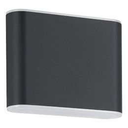 Eglo Wandleuchte &raquo;Grutti Wandlampe, Au&szlig;enlampe, Wand Au&szlig;enbeleuchtung, Aluminium, IP65&laquo; LED-Modul 1 Stk. Kaltwei&szlig; Neutralwei&szlig; Warmwei&szlig; Wand-/