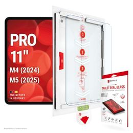 Displayschutzglas &raquo;Tablet Real Glass&laquo; f&uuml;r Apple iPad Pro 11'' (2025) Displayschutzfolie, Schutzfolie, Bildschirmschutz, kratz- & sto&szlig;fest Glas Kontur 