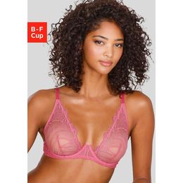 Lascana B&uuml;gel-BH 'Gianna' pink Gr. 70B. Mit B&uuml;gel