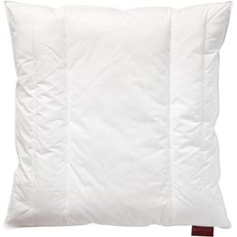 Centa Star Microfaserkissen &raquo;Vital Plus Waschmich light&laquo; 1 Stk. tlg. wei&szlig; Bezug: 100% Baumwolle. F&uuml;llung: 100% Polyester B/H/L: 80cm x 80cm, Baumwolle, 1 Stk.