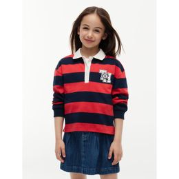 Tommy Hilfiger M&auml;dchen Langarm-Poloshirt Regular Fit, reine Baumwolle, Kinder bis 16 Jahre 7 (122)