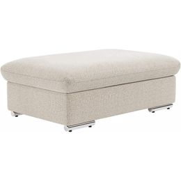 Sit & More sit&more Polsterhocker &raquo;Valantine, B: 101 cm&laquo; individuell zu kombinieren beige 100% Polyester B/H/T: 102cm x 43cm x 68cm, Flachgewebe