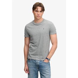 Superdry Herren Rundhalsshirt &raquo;ESSENTIAL SDCO LOGO EMB TEE&laquo; Baumwolle, regular fit grau S