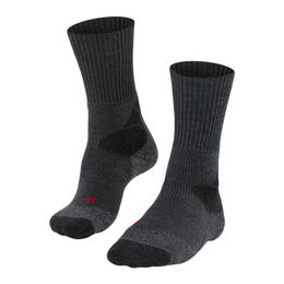 Falke Damen Socken "TK-X Expedition", Gr. 41, grau, Obermaterial: 34% Polyacryl PAN. 29% Polypropylen PP. 27% Wolle WO. 9% Polyamid PA. 1% Elasthan