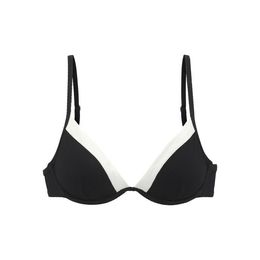 LASCANA B&uuml;gel-Bikini-Top 'Chic' mehrfarbig Gr. 38 Cup B. Mit B&uuml;gel. Nachhaltig.