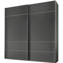 Schwebet&uuml;renschrank STAUD, B:188cm H:240cm, grau, Holzwerkstoff, Schr&auml;nke, "Sonate Lucca, Made in Germany", Mit vier verschiedenen