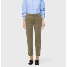 MAC Damen MAC Chinohose Elastischer Materialmix mit hervorragendem R&uuml;cksprung-Verhalten gr&uuml;n 44, N-Gr
