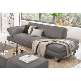 3-Sitzer W.Schillig, B:232cm H:76cm T:91cm, braun, Flachgewebe S22 (100% Polyester);Stoff S37 (100% Polyester): Luxus-Microfaser in