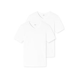 uncover by Schiesser Herren uncover by Schiesser V-Shirt &raquo;Uncover Cotton&laquo; V-Neck, Kurzarm, Multipack, Cotton-Mix, elastisch wei&szlig; L