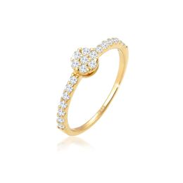 Elli Ring 585 Gelbgold Verlobungsring in Gold | Gr.: 52