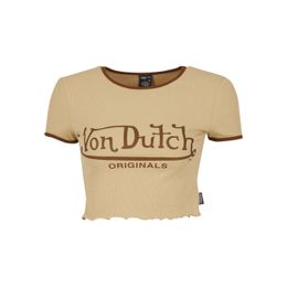 Von Dutch Damen T-Shirt "Von Dutch AMI T-SHIRTS", beige, Gr. S, unifarben, 100% Baumwolle, Shirts