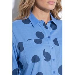 MIAMODA Hemdbluse in mid blue denim | Gr.: 54