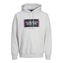 Jack & Jones Jack & Jones Kapuzenpullover in White Melange | Gr.: M